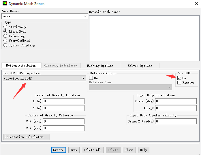 Fluent动网格【16】：6DOF