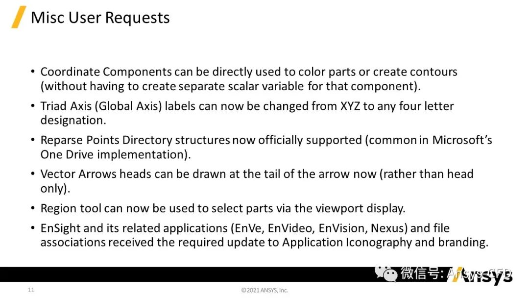 2021R2 Ensight新功能