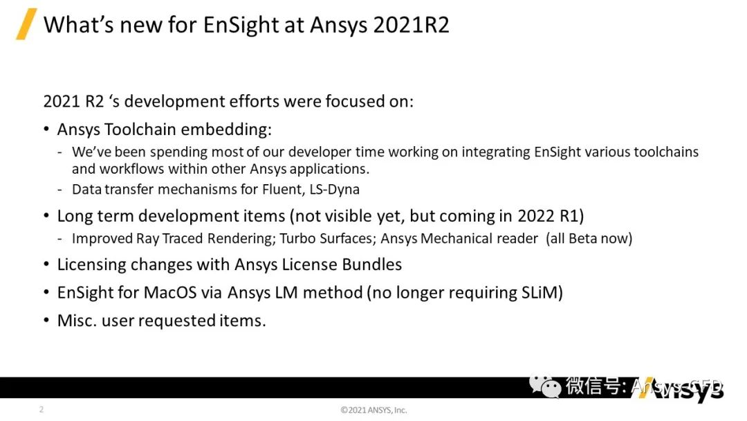 2021R2 Ensight新功能